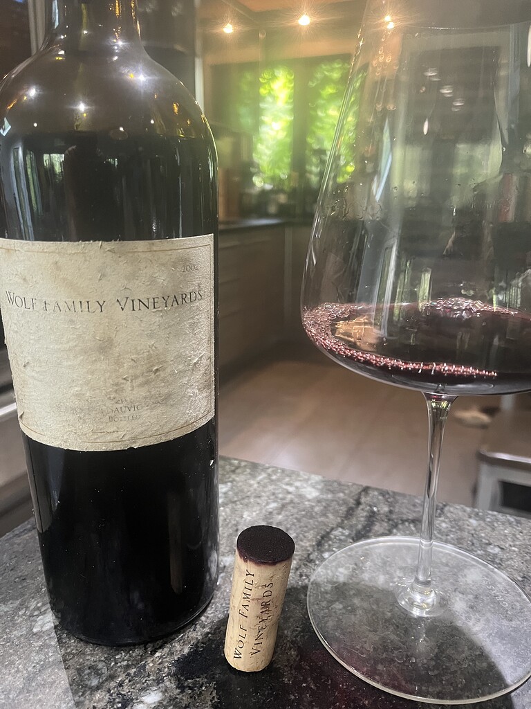 TN: 2002 Wolf Family Cabernet Sauvignon - WINE TALK - WineBerserkers