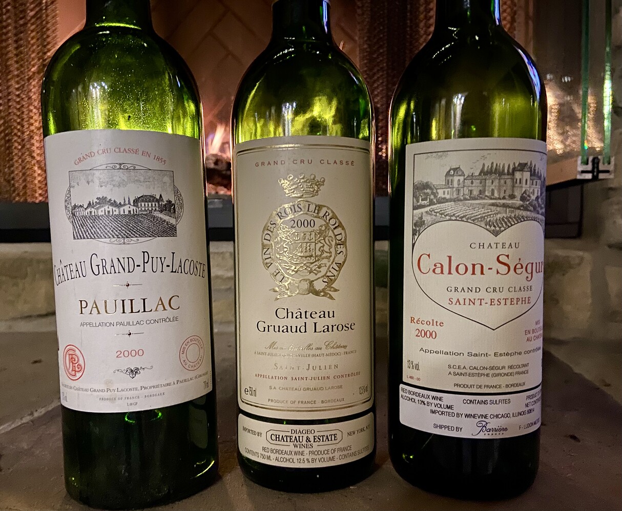 25th Anniversary 2000 Bordeaux Vintage Retrospective - WINE TALK ...