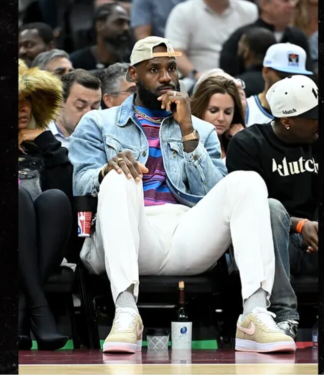 Lebron drinking Opus One at last night's Cavs game - WINE TALK ...
