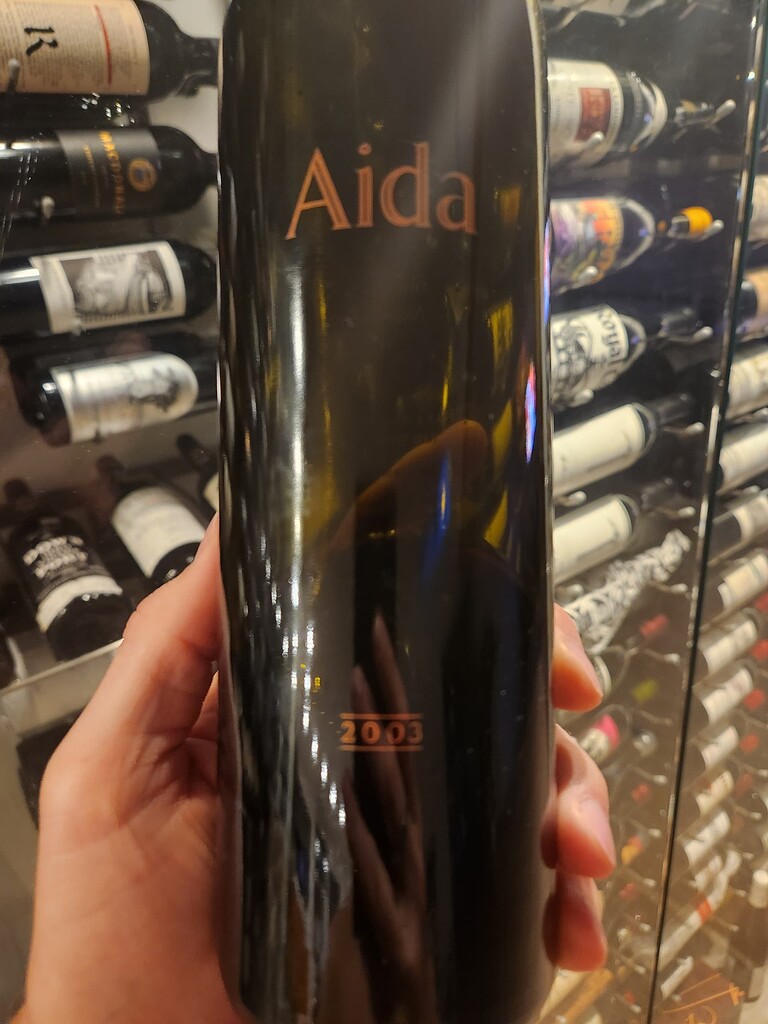 TN: 2003 Vineyard 29 Aida, Proprietary Red - WINE TALK - WineBerserkers