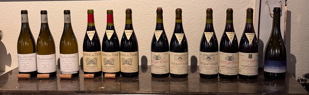 Rayas / Pignan / Fonsalette / Tours Dinner plus Guffens-Heynen and ...