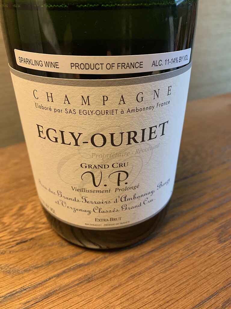 Egly Ouriet VP - WINE TALK - WineBerserkers