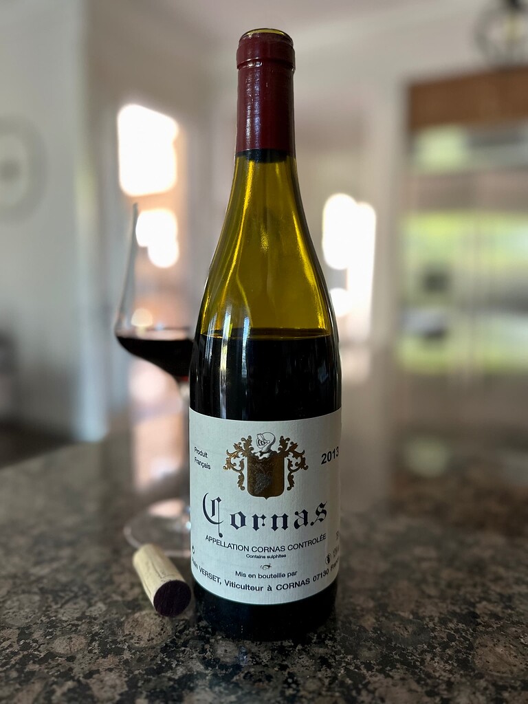 TN: 2013 Alain Verset Cornas (France, Rhône, Northern Rhône, Cornas ...