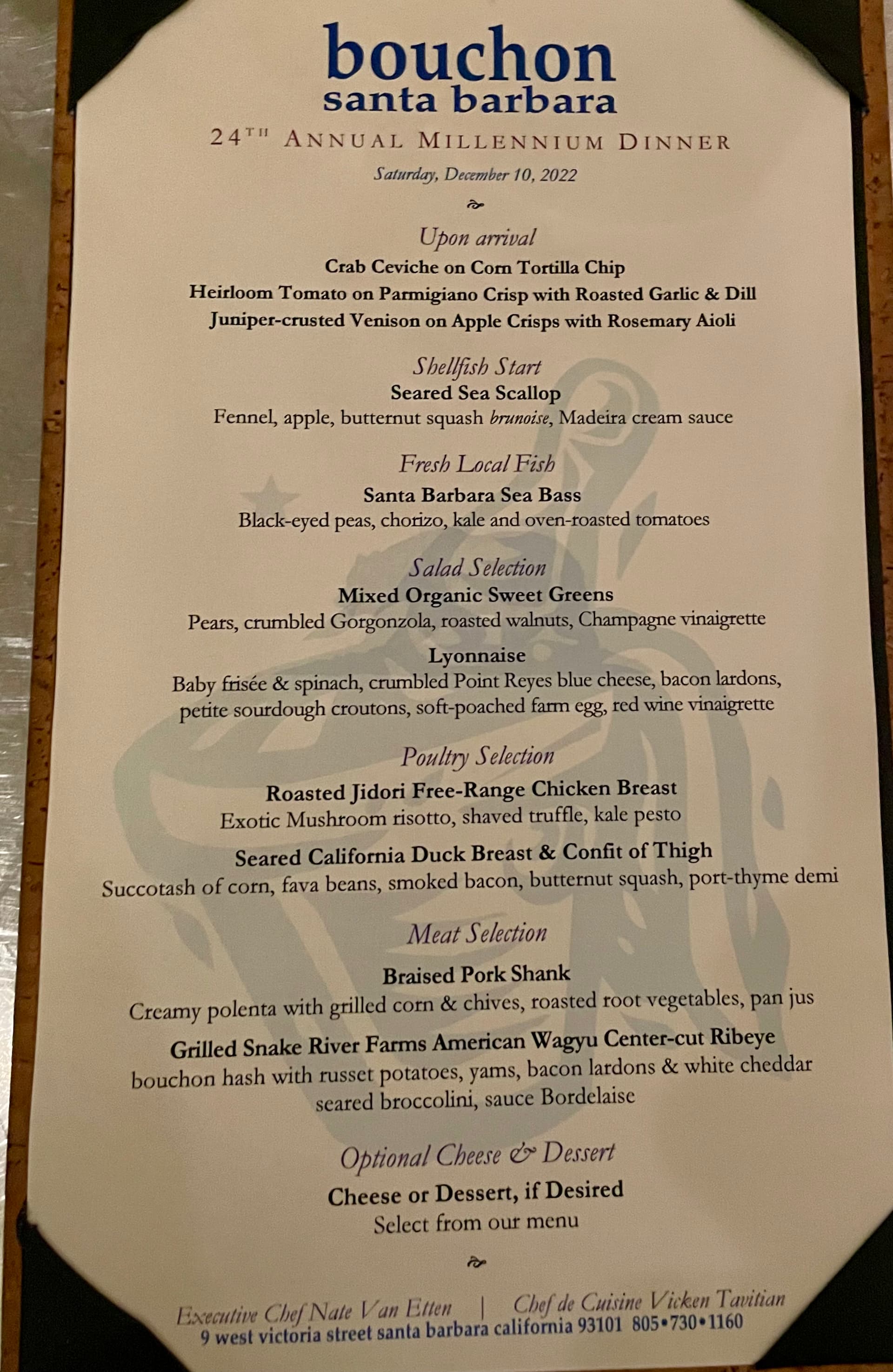 Epic dinner with 23 world class wines incl 3 Crystal, Dom P2, PYCM ...