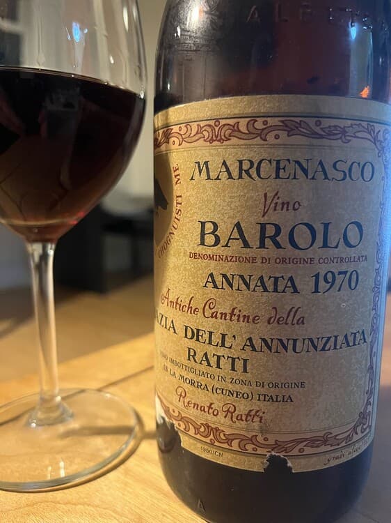 R Renatti Barolo 1970 - WINE TALK - WineBerserkers