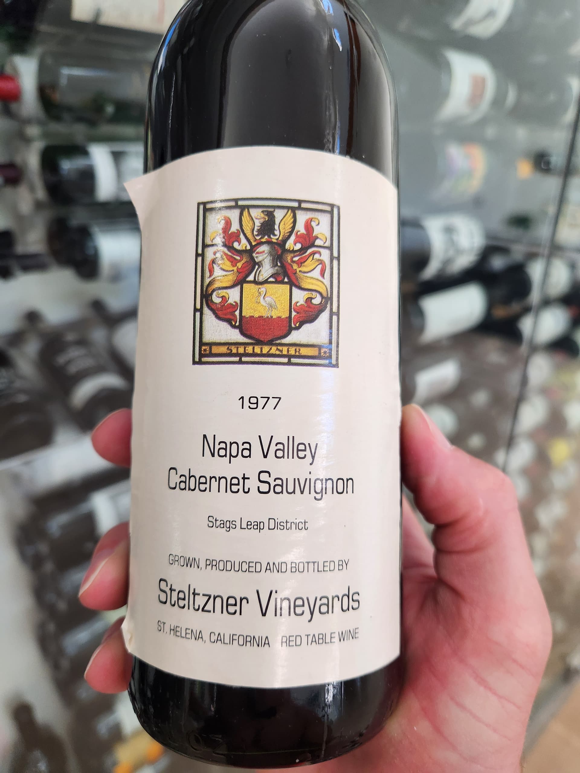 TN: 1977 Steltzner Vineyards Cabernet, Stags Leap District. WOW! - WINE ...