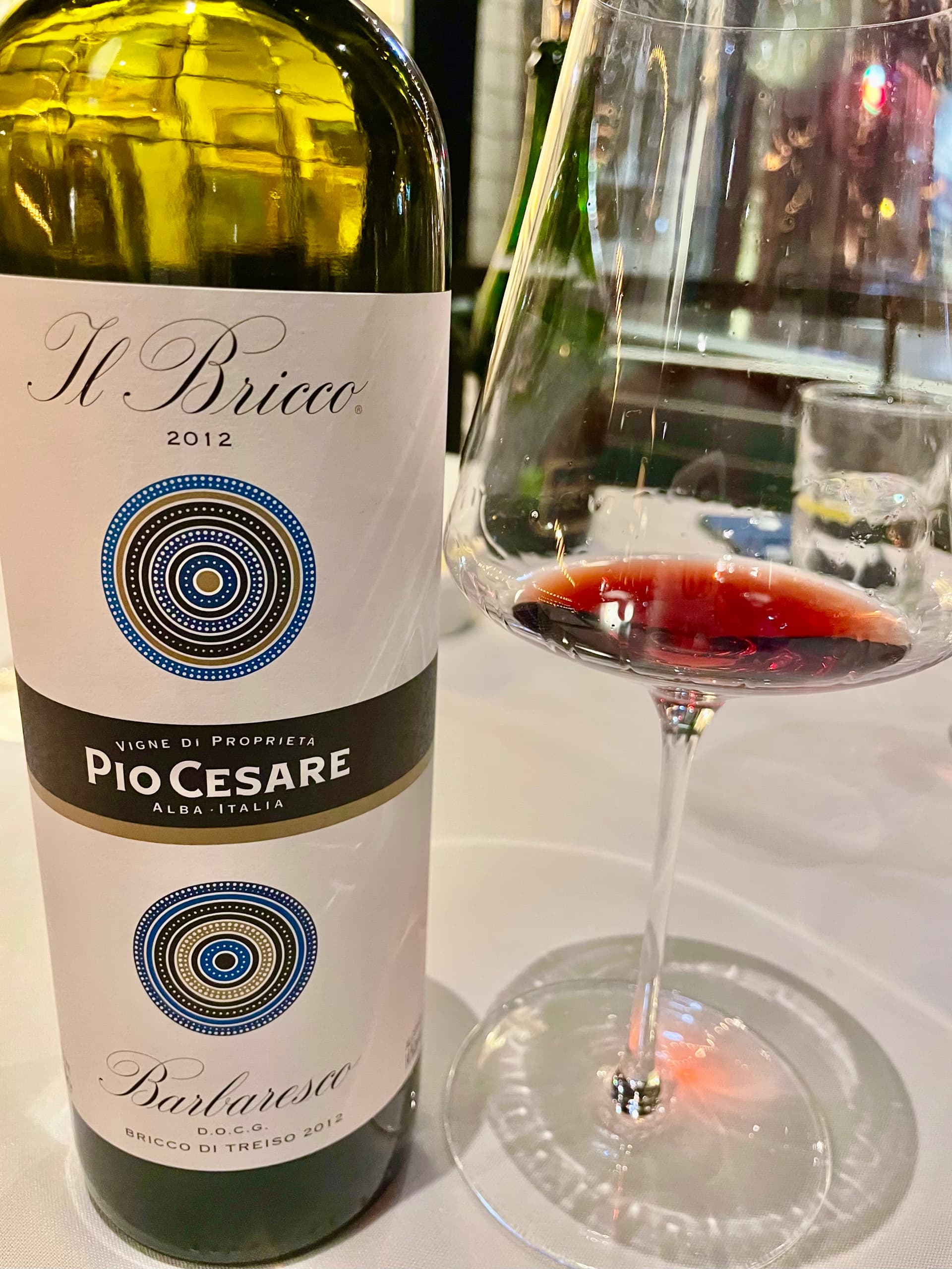 4 wines tasted blind at dinner: 2000 Pol Roger Sir Winston Churchill ...