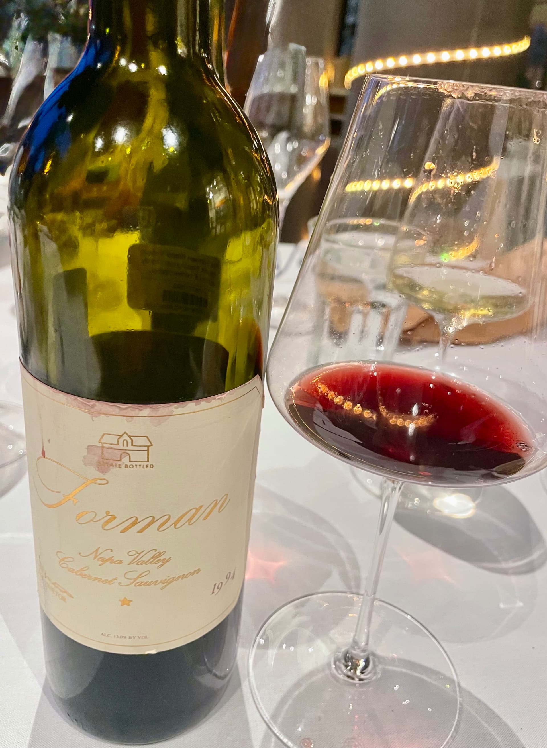 4 wines tasted blind at dinner: NV Fallet-Dart les Haut des Clos du Mont, 2017 Dauvissat La ...