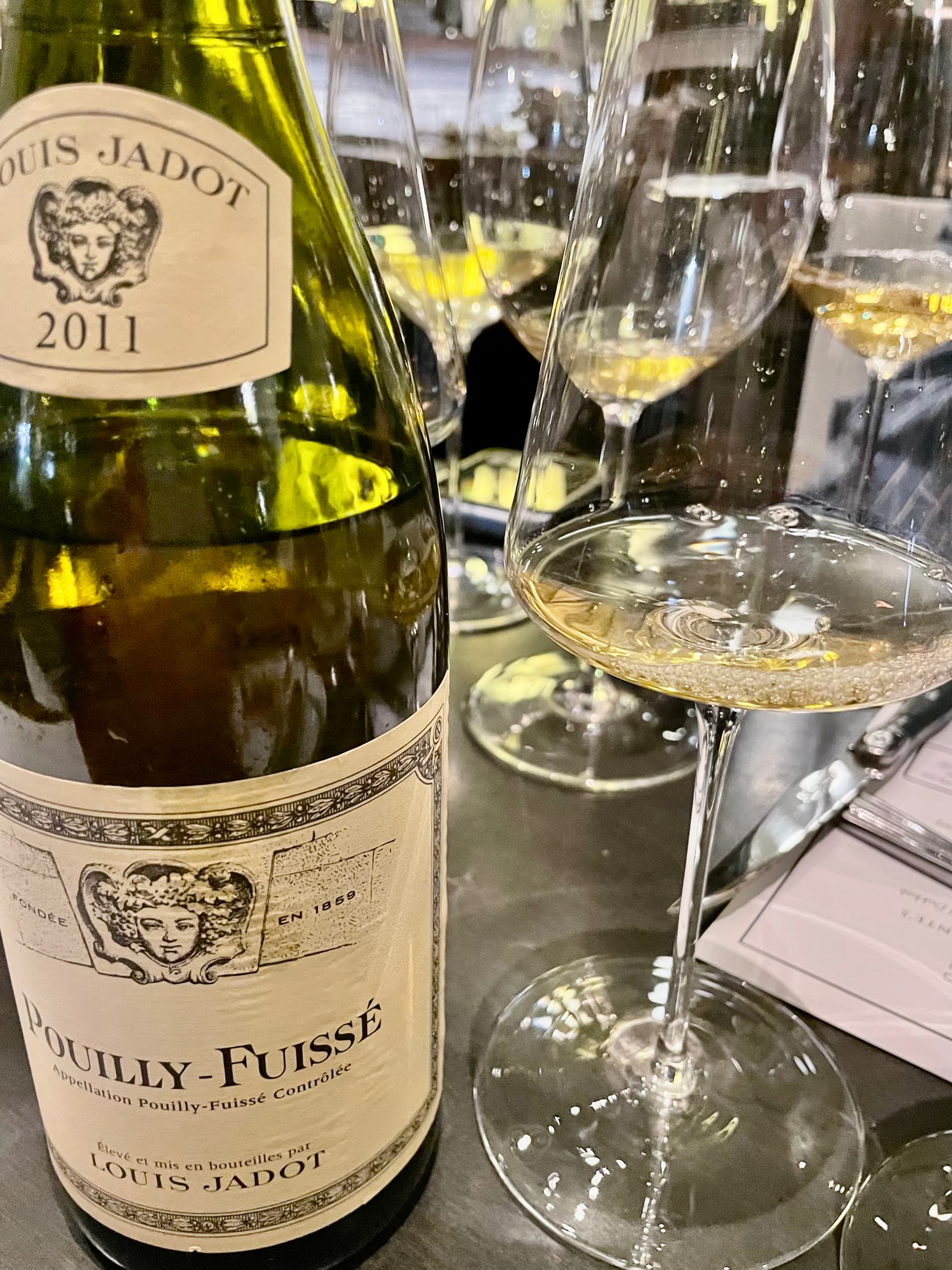 7 wines drank at dinner: 2005 Cristal, 2019 PYCM Nicholas & Mathis En ...