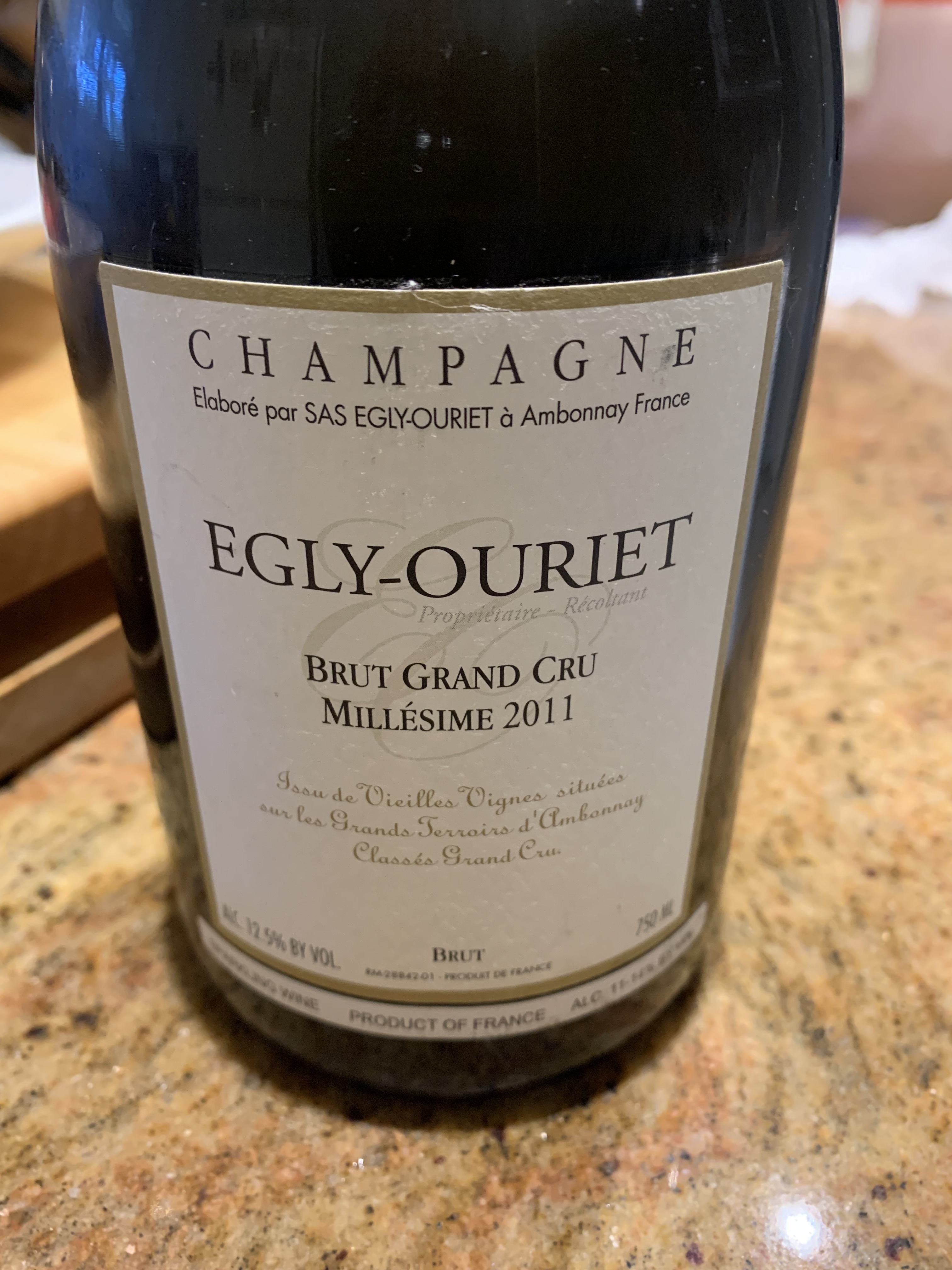 TN: Egly-Oriet 2011 Brut Grand Cru - WINE TALK - WineBerserkers