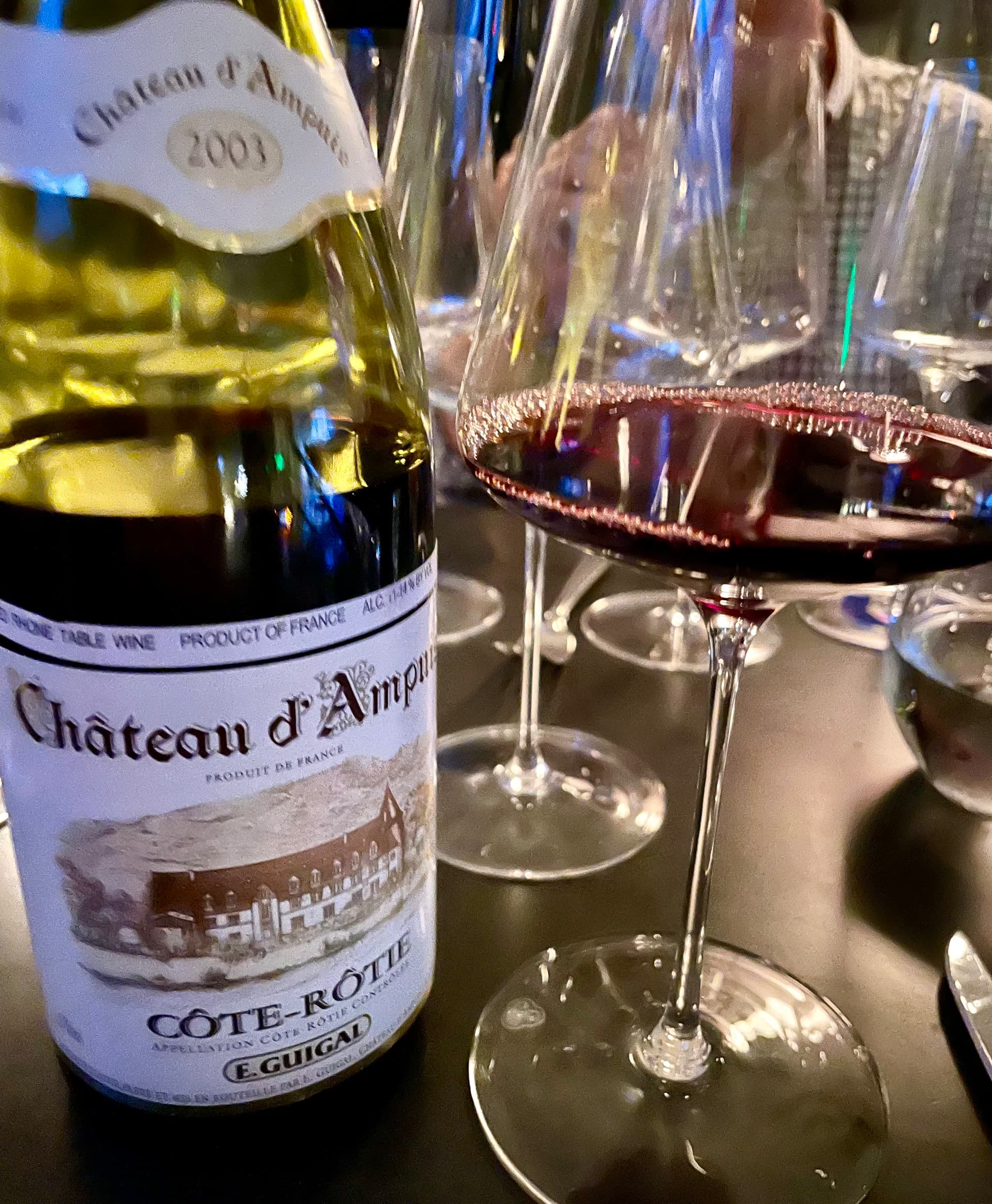 The Too Many Fine Wines Dinner Group almost over does another evening ...