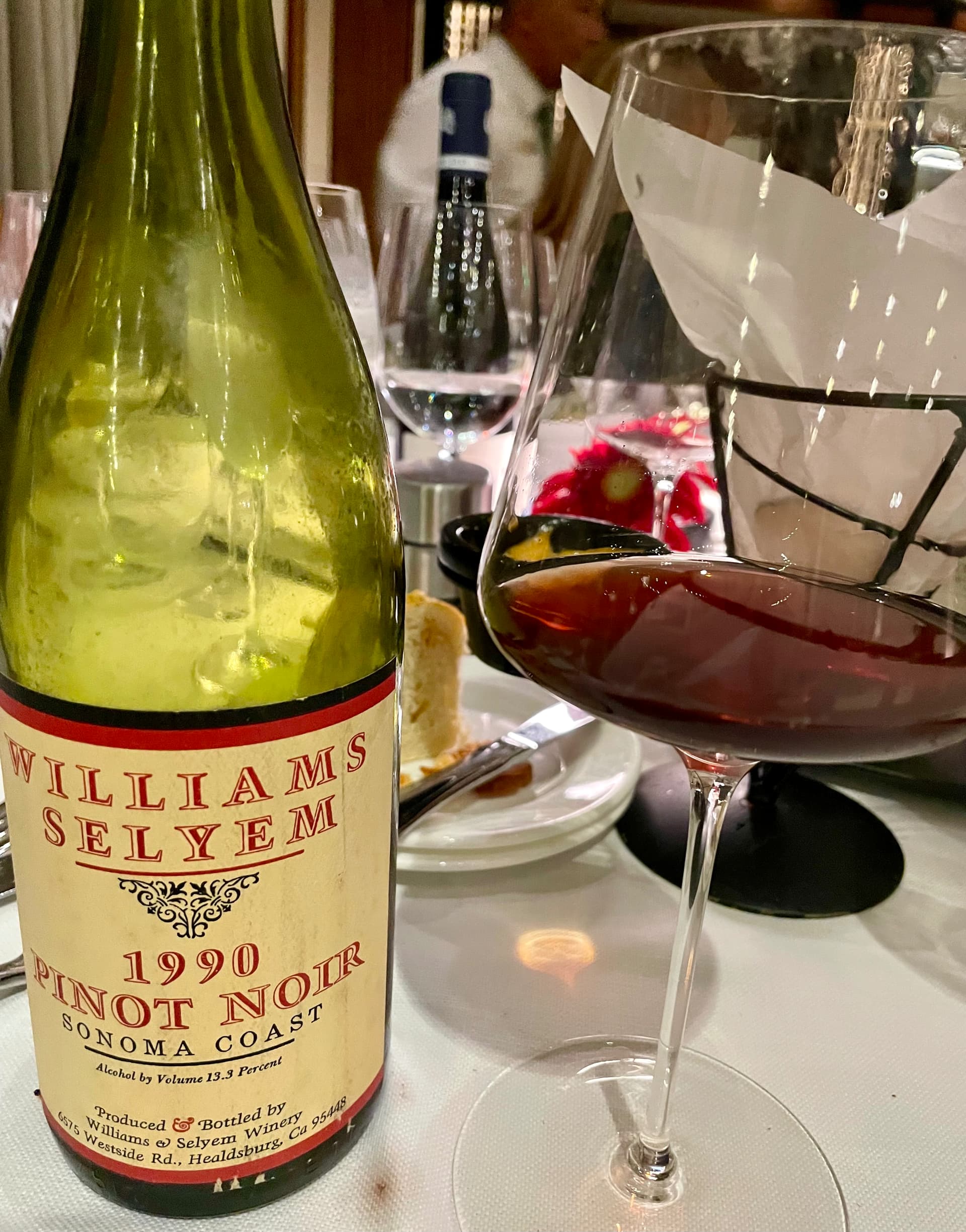 Dinner with 2004 Taittinger Comtes, 2008 Krug, 2008 Laurent-Perrier and ...