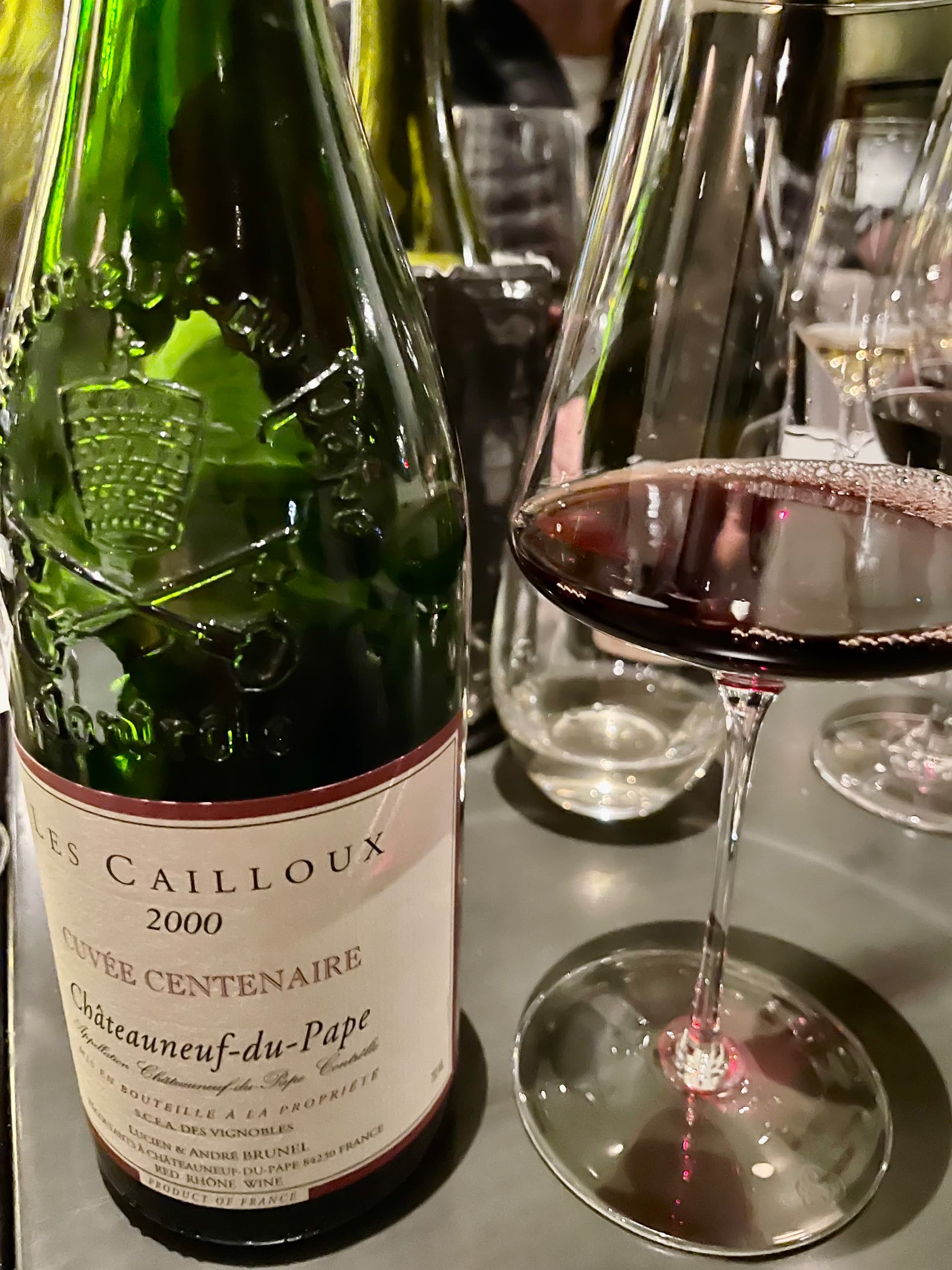 7 wines drank at dinner: 2005 Cristal, 2019 PYCM Nicholas & Mathis En ...